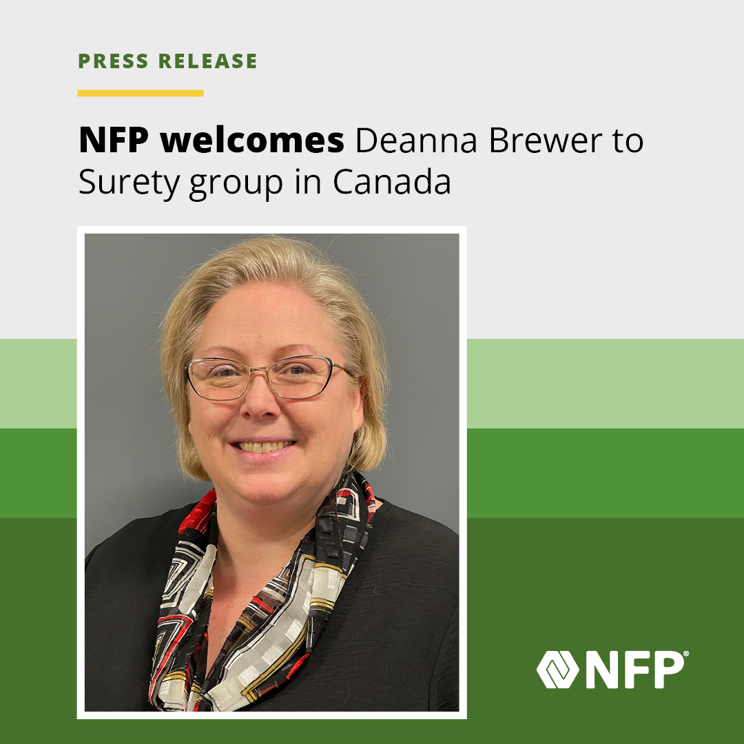 NFP Welcomes Deanna Brewer to Surety Group in Canada | NFP